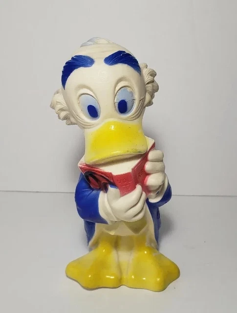 WALT DISNEY LUDWIG Von Drake Rubber Squeak Toy Viceroy Canada Vintage ...