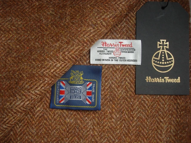 Tweed Crafts Craft Fabrics Harris Tweed 100% Wool Craft Fabric - 50cm X ...