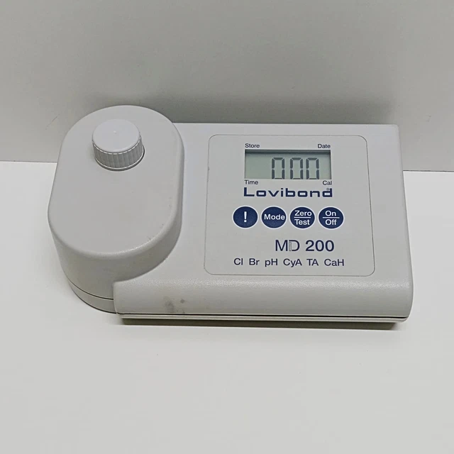 LOVIBOND MD200 6-IN-1 Digital Photometer Water Testing Kit Pool Spa Lab ...