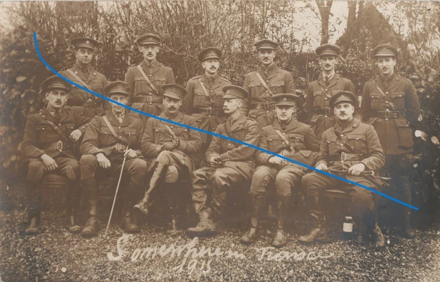 WW1 SOLDIER OFFICER RAMC Royal Army Medical Corps France 1915 Western ...