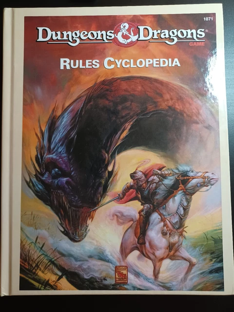 HARDCOVER DUNGEONS AND Dragons Rules Cyclopedia (Basic) BECMI EUR 39,09 ...