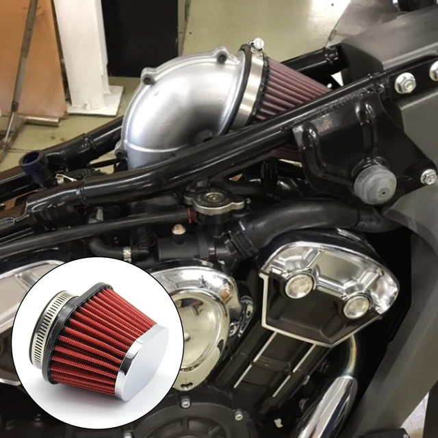 ADVANCED FILTERING TECHNOLOGY 55mm Universal Air Filter for Motorcycles ...