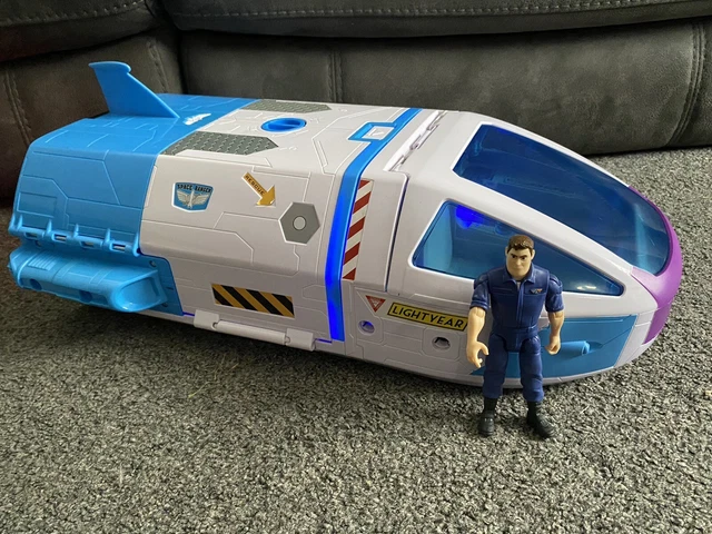 DISNEY PIXAR TOY Story Buzz Lightyear Star Command Spaceship Sounds ...