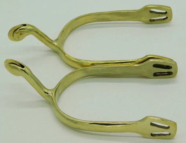 SPOREN RÄDCHENSPOREN GOLD Silber ergonomisch Rädchen Dorn massiv ...