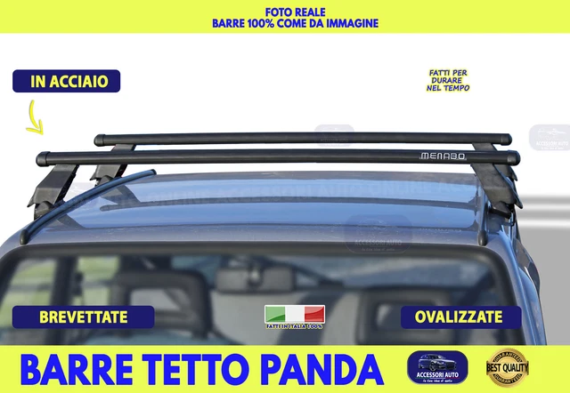 BARRE TETTO VECCHIA per Panda 750 4x4 Portatutto Portapacchi kit ...