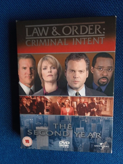 LAW AND ORDER Criminal Intent DVD Complete Season Series 2 Boxset ...