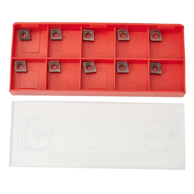 CCMT0602 INSERTS EN carbure pour porte-outil de tournage de tour 10 pièces pour EUR 10,02 ...