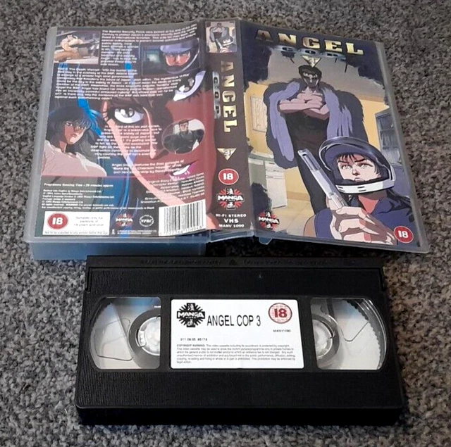 ANGEL COP 3 English Language Version Ichiro Itano Anime Manga Pal Vhs ...
