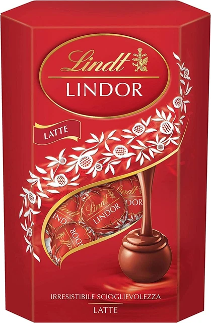LINDT LINDOR PRALINE di Cioccolato al Latte, 16 Cioccolatini, in ... LINDT LINDOR PRALINE di Cioccolato al Latte, 16 Cioccolatini, in ...