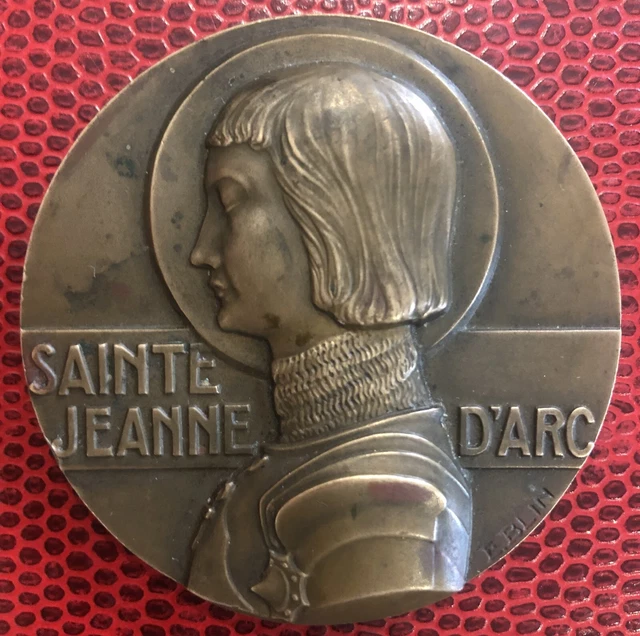 MEDAILLE SAINTE JEANNE d arc signé Blin EUR 39,00 - PicClick FR