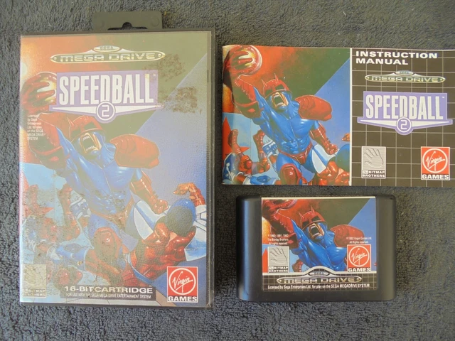 SPEEDBALL 2 - Sega Mega Drive Megadrive - PAL VGC Complete Cleaned ...