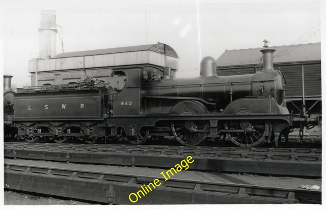 RAILWAY DARKROOM PHOTO SR Adams A12 0-4-2 No 540 Eastleigh c1910 £3.00 ...