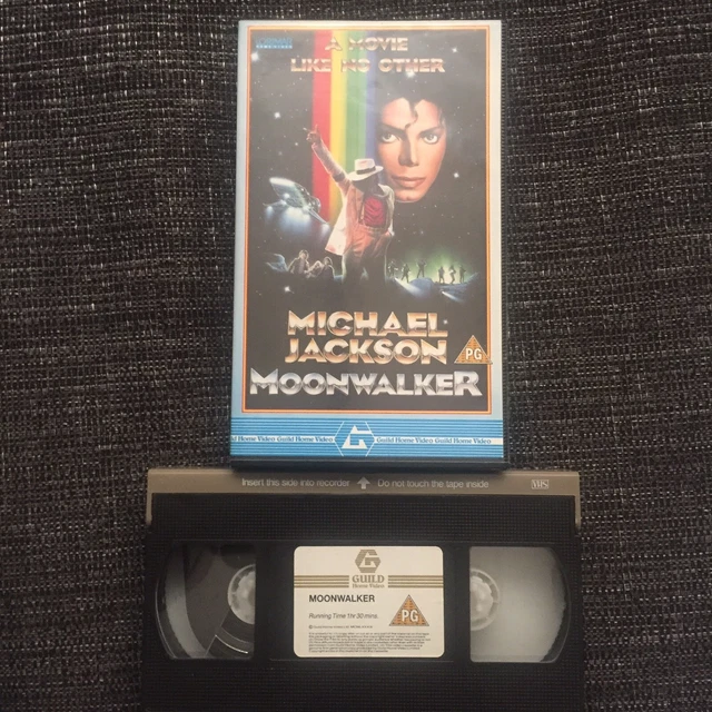 MOONWALKER MICHAEL JACKSON VHS GUILD VIDEO ORIGINAL PG VGC £15.99 ...