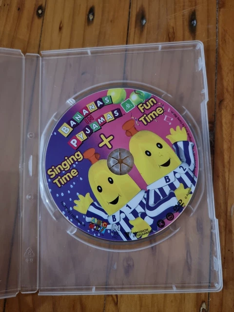 BANANAS IN PYJAMAS SINGING TIME & FUN TIME 2 in 1 DVD R4 2006 VGC Rare ...
