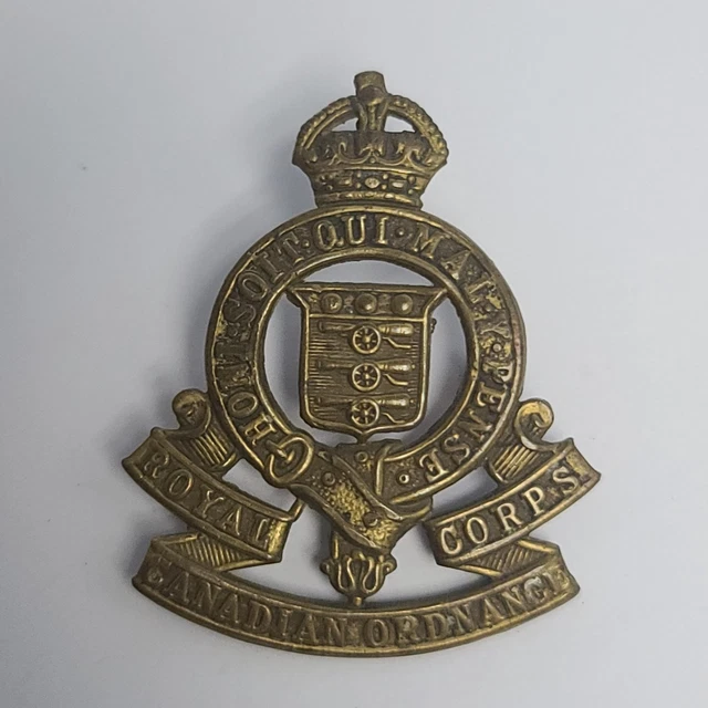 WW2 BRITISH ARMY RAOC Royal Army Ordnance Corps Cap Badge $16.00 ...