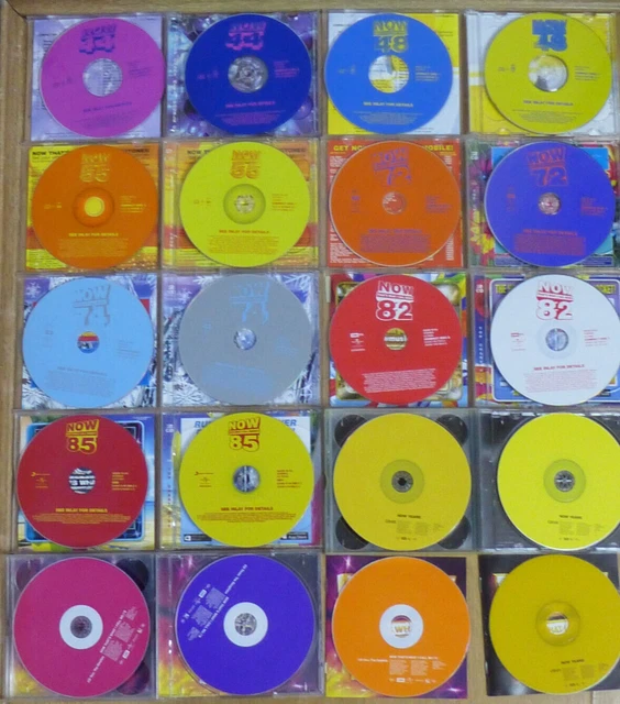 JOB LOT9X NOW THATS WHAT CALL MUSIC CD44,48,55,72.74,82,85,No1s,YEARS ...
