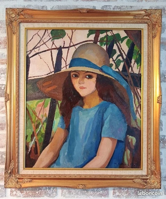 TABLEAU ANCIEN, HUILE sur toile signée Marie RITLENG (1869-1936) école de Rouen. EUR 450,00 ...