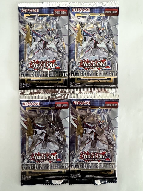(LOT OF 4) Yu-Gi-Oh! Power of the Elements Booster Packs Factory Sealed #6 $9.51 - PicClick CA