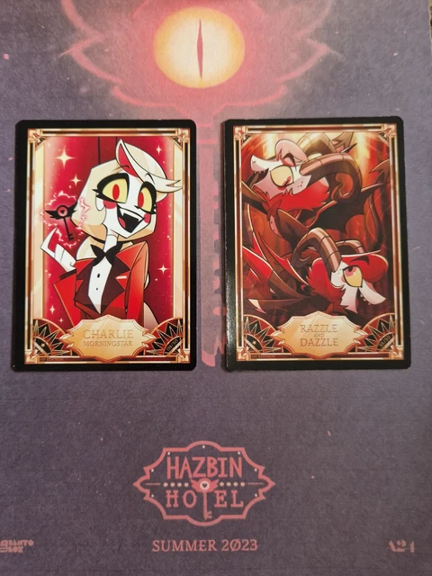 HAZBIN HOTEL TRADING Cards Charlie Morningstar And Razzle And Dazzle 09 ...