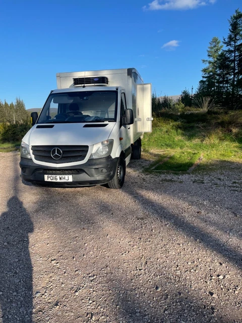 MERCEDES SPRINTER SEMI converted camper Ex Sainsburys Van £10,500.00 ...