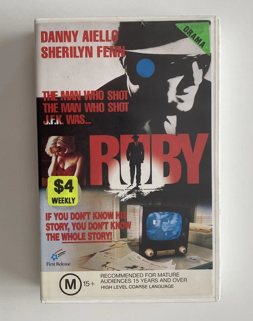 RUBY [VHS] FIRST Release Big Box Ex-Rental Video Tape 1992 Danny Aiello ...