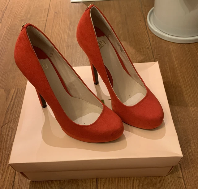 WOMENS FAITH RED High Heels Size 3 £10.00 - PicClick UK
