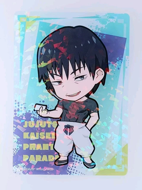 TOJI FUSHIGURO JUJUTSU Kaisen Phantom Parade grande carte transparente ...