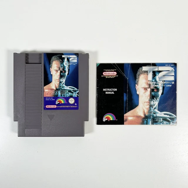 NINTENDO NES T2 TERMINATOR 2 Game & Instruction Booklet - PAL A / NES ...