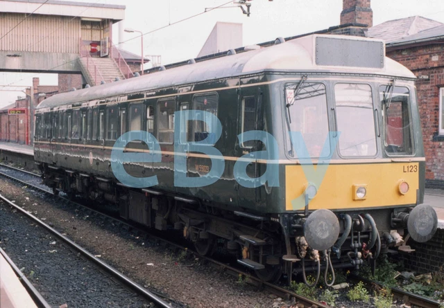 35MM RAILWAY SLIDE of Class 121 DMU L123 @ Bletchley Copyright to Buyer ...