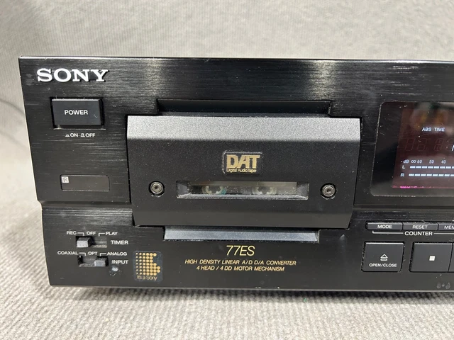 SONY DTC-77ES HIFI Separate Home AV DAT Cassette Deck + Remote Tested ...
