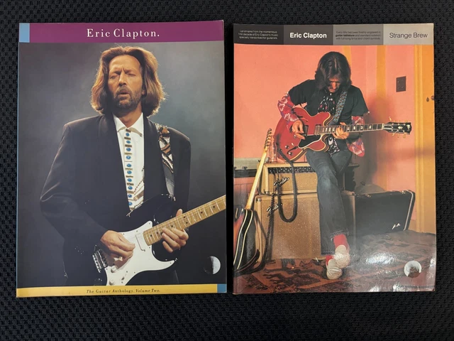 ERIC CLAPTON 4 Book (The guitar anthology vol2, Strange Brew...) EUR 50 ...