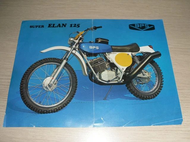 PHOTO, DOCUMENTATION MOTO vintage enduro BPS Super Elan 125 EUR 5,99 ...