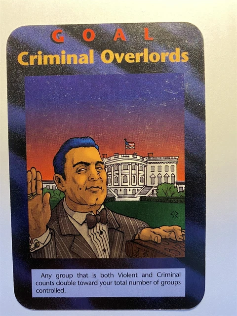 CRIMINAL OVERLORDS - Illuminati New World Order Card Game CCG Limited £ ...
