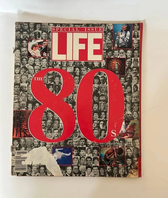 LIFE MAGAZINE SPECIAL Edition The 80’s. Fall 1989 Edition £2.39 ...
