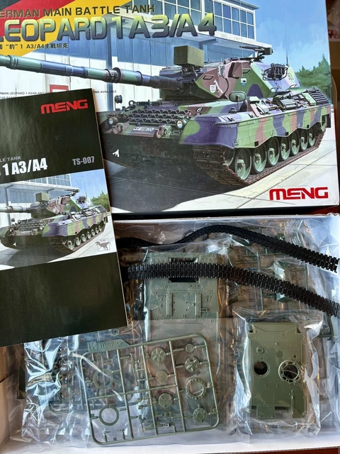 MENG TS-007 GERMAN Mbt Leopard 1 A3/A4 Tank 1/35 Scale Plastic Kit £27. ...