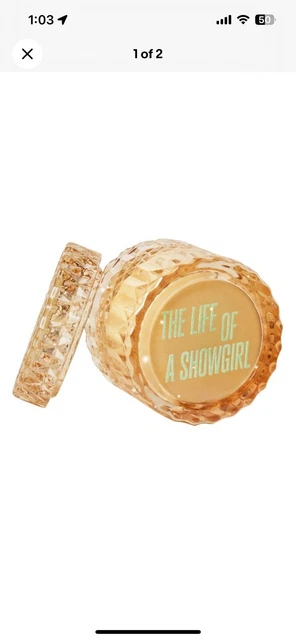 TAYLOR SWIFT THE LIFE OF A SHOWGIRL CANDLE PRESALE $55.00 - PicClick