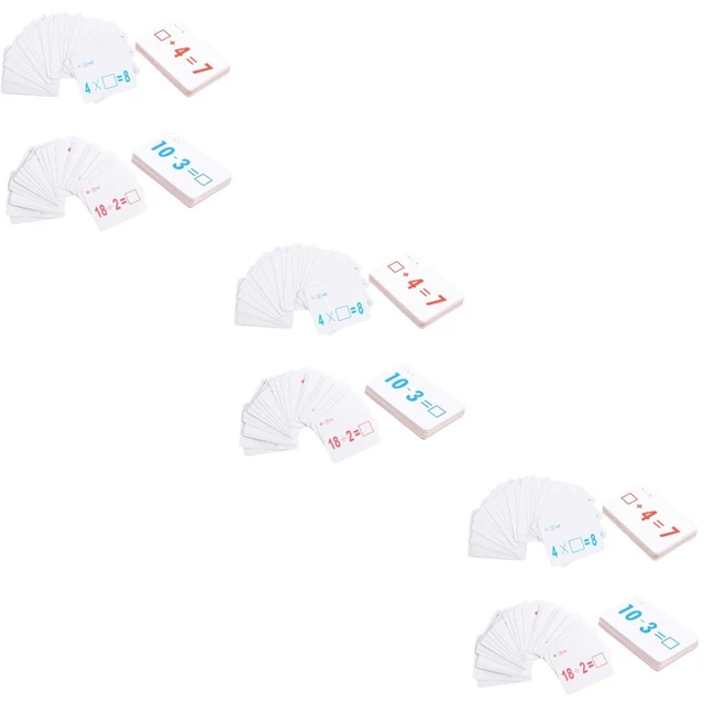 3 PACK NUMBER Flash Cards Educational Learning Pictures Arithmetic £46. ...