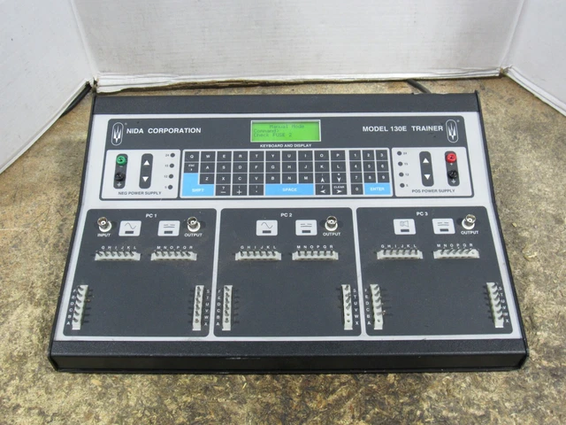 NIDA CORPORATION MODEL 130E 3-Position Legacy Circuit Card Trainer ...
