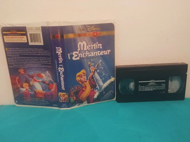 MERLIN L'ENCHANTEUR VHS & clamshell case FRENCH collection classique OR ...