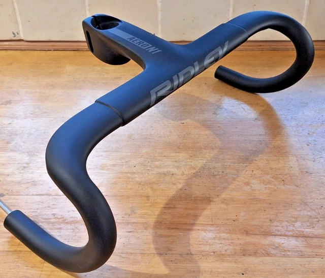 NEW RIDLEY FORZA 4ZA Aero N1 Carbon Integrated Handlebar / Stem 110mm x ...