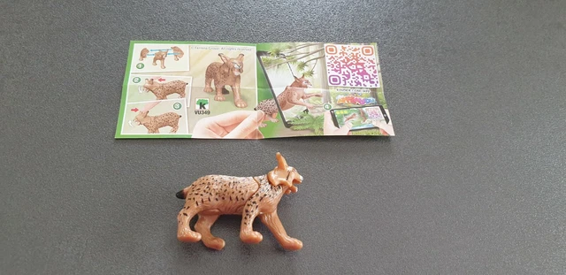 KINDER SURPRISE NATOONS ANIMAUX 2021 VU349 : Lynx + BPZ EUR 1,00 ...