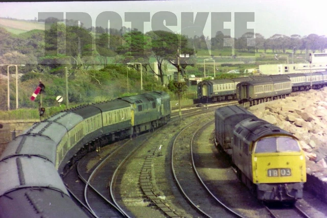 35MM COLOUR NEGATIVE BR British Rail Diesel Loco Class 52 D1010 ...