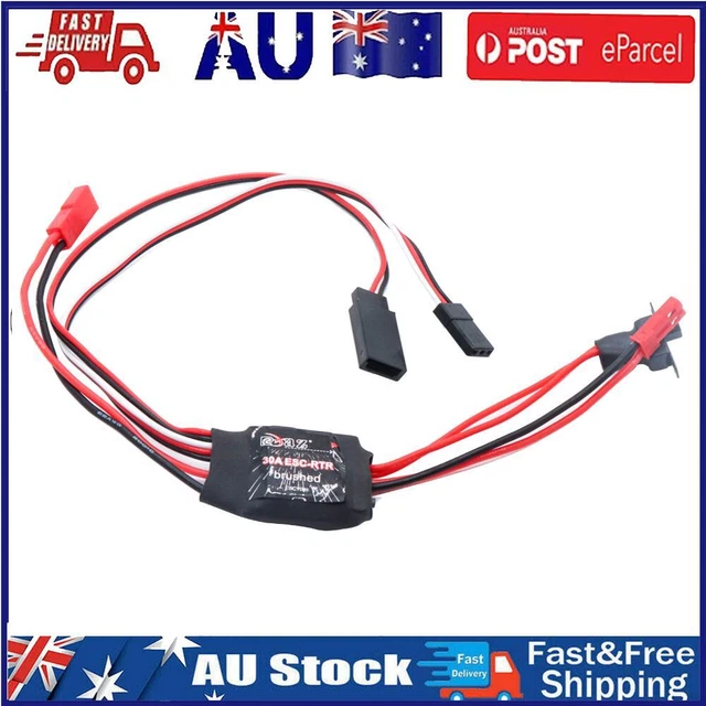 RC MINI 30A ESC 2-4S Brushed ESC Electric Speed Controller Brush ...