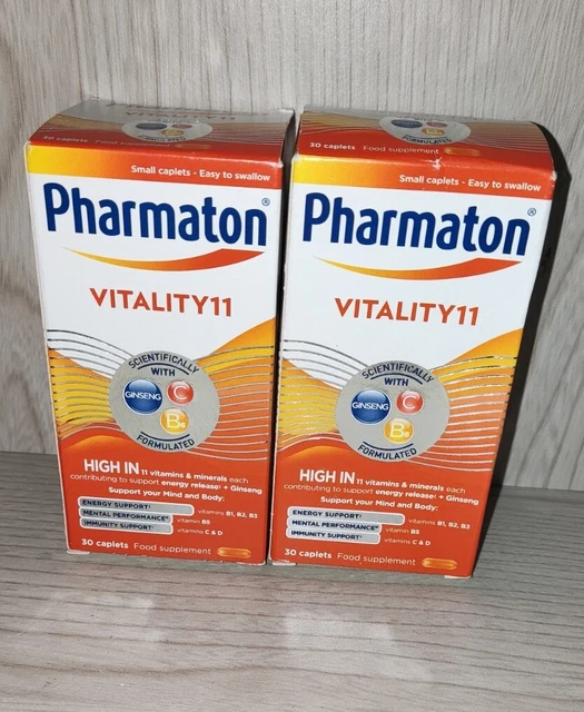 30 PHARMATON ADVANCE Multivitamin Mineral Caplets with Ginseng, X2 £25. ...