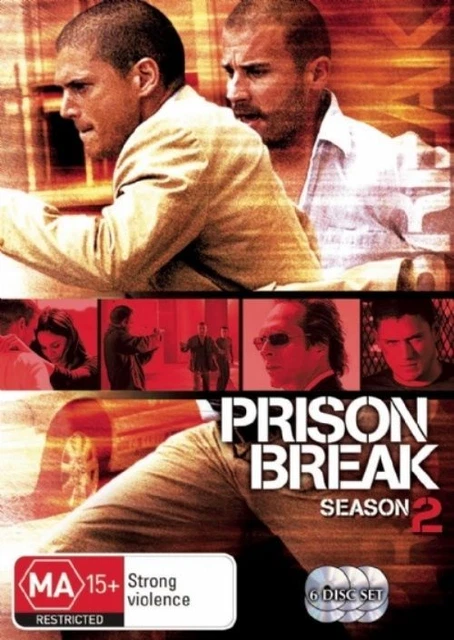 PRISON BREAK DVD Set - Season 2 - Action Series - AUSTRALIA REG 4 $14.95 - PicClick AU