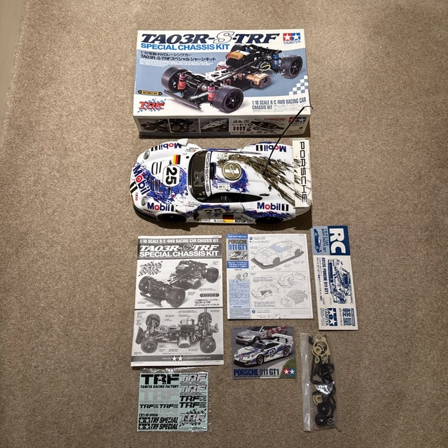 NEW TAMIYA TRF TA03R- S Porsche 911 GT1 1/10 RC Vintage RARE 58243 £470 ...
