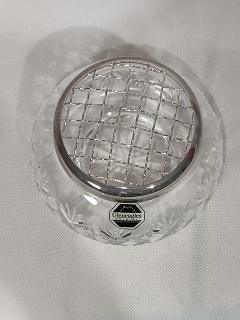 SMALL GLENEAGLES CUT Crystal Flower Frog/ Bowl £12.95 - PicClick UK