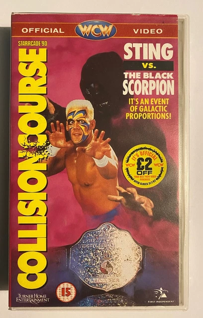 WCW STARRCADE 1990 VHS Video Tape Wrestling Turner Home Entertainment ...