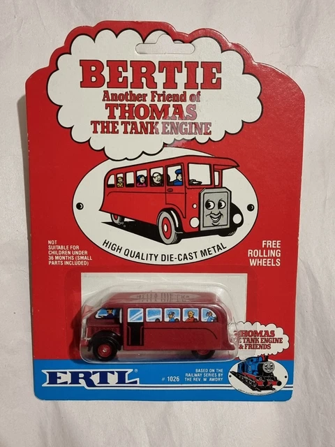 THOMAS & FRIENDS ERTL PAPER FACE BERTIE NEW & SEALED 1988 RARE CLOUD ...