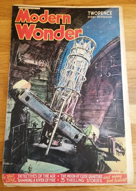 MAGAZINE - MODERN Wonder Illustrated Pictorial Paper Vol 1 No 19 Sept ...